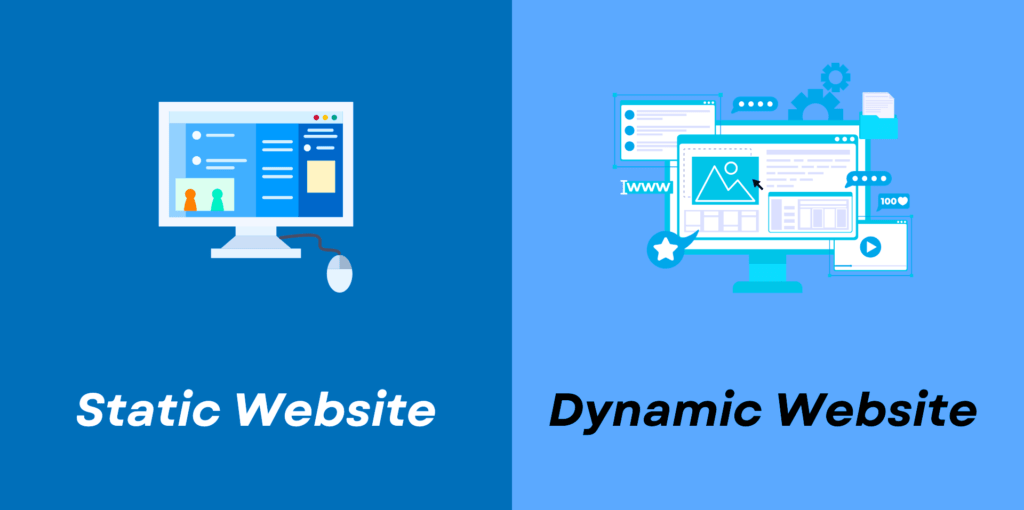 Static Website vs Dynamic Website in 2024 - Omar technologies